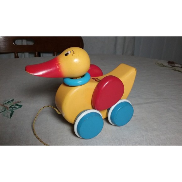 BRIO | Toys | Vintage Brio Sweden Wooden Duck Pull Toy | Poshmark